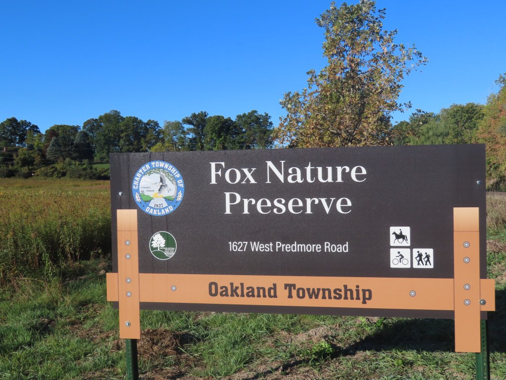 Fox Nature Preserve – A First Look – Oakland County Blog