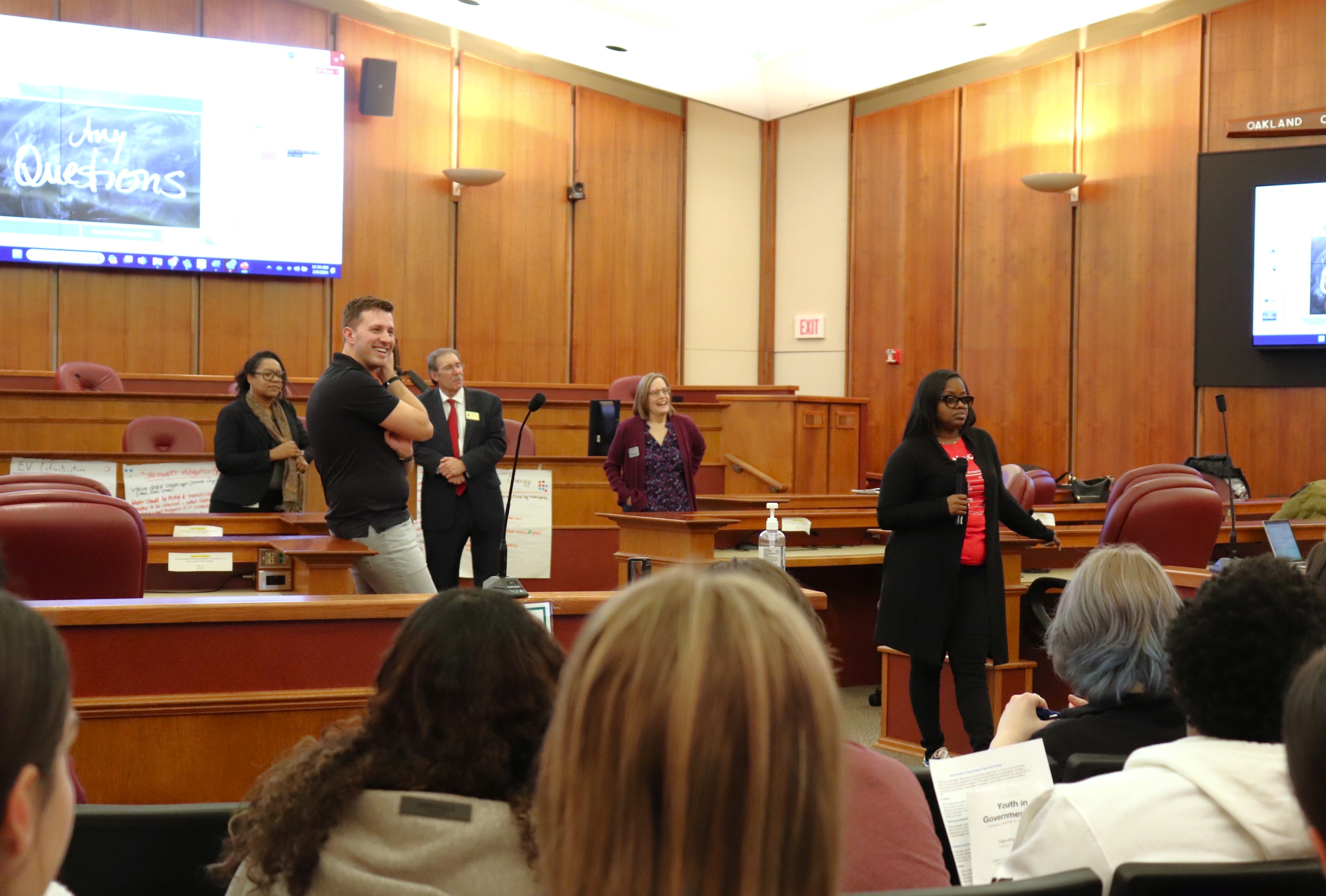 Oakland County Board of Commissioners welcomes more than 80 high school ...